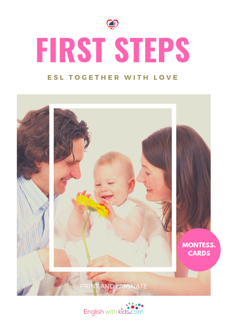 FIRST STEPS CARDS | English With Kids